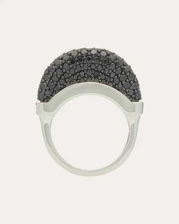WYLD BOX Diamond Pavé Luna Ring