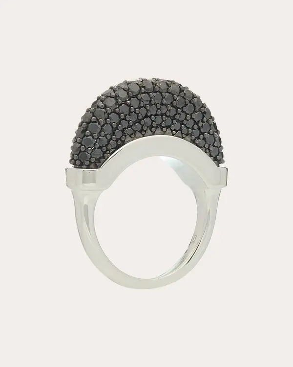 WYLD BOX Diamond Pavé Luna Ring