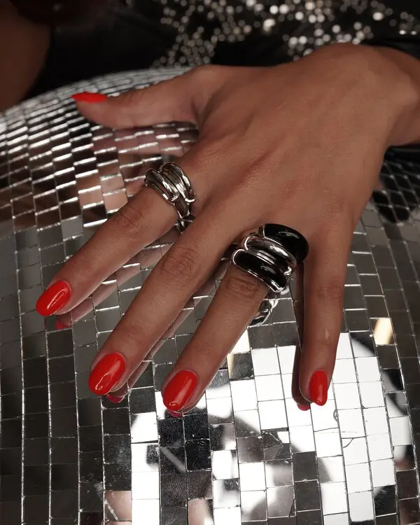 WYLD BOX Onyx Luna Ring