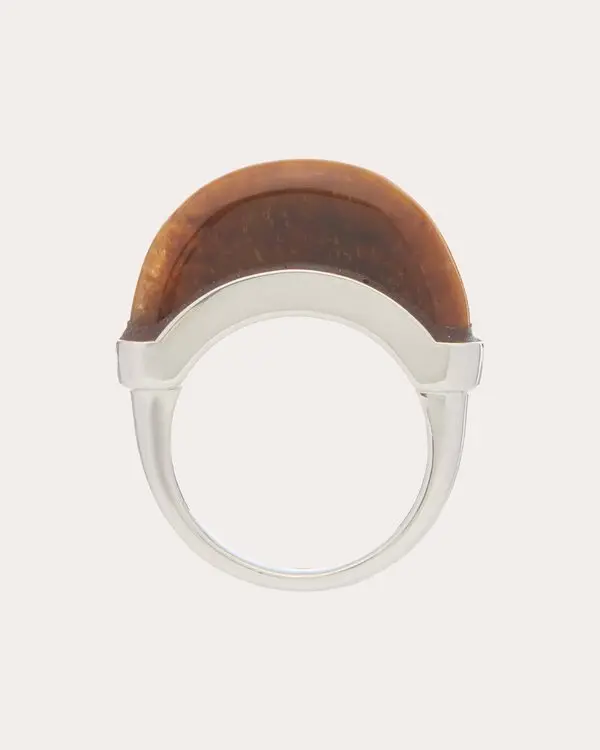 WYLD BOX Tiger's Eye Luna Ring