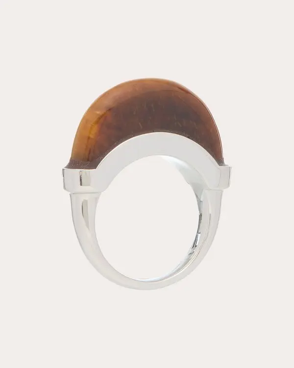 WYLD BOX Tiger's Eye Luna Ring