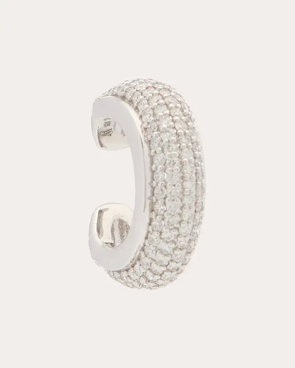 WYLD BOX Diamond Pavé Luna Ear Cuff