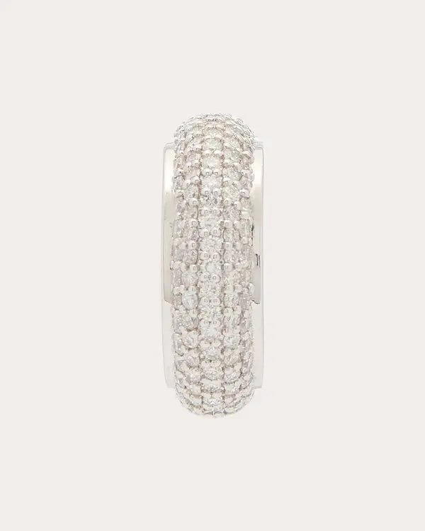 WYLD BOX Diamond Pavé Luna Ear Cuff