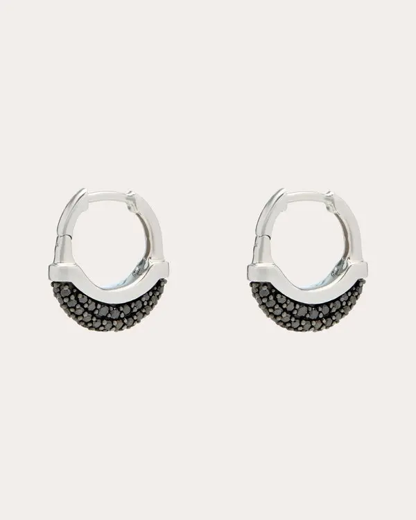 WYLD BOX Diamond Luna Hoop Earrings