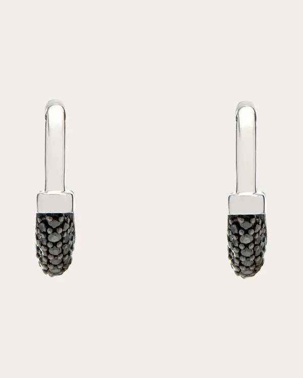 WYLD BOX Diamond Luna Hoop Earrings