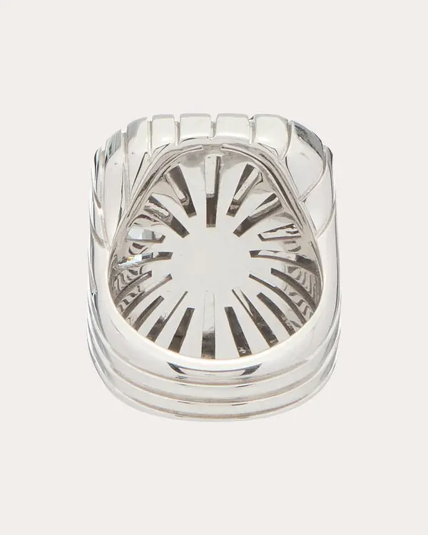 WYLD BOX White Topaz Ray Of Light Jumbo Ring