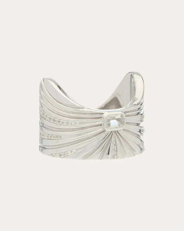 WYLD BOX White Topaz Sterling Ring