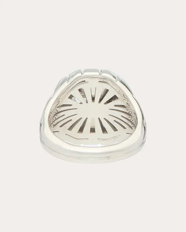 WYLD BOX White Topaz Ray Of Light Pinky Ring