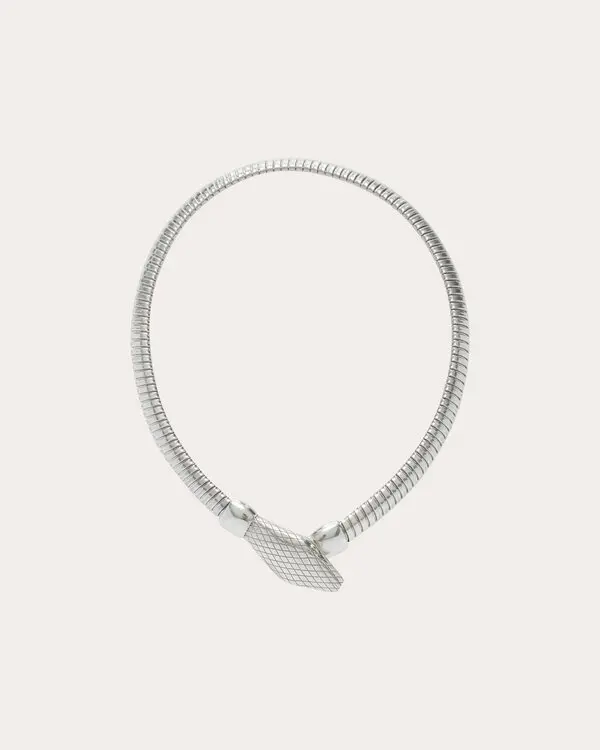 WYLD BOX Diamond Pavé Wyld Serpente Necklace