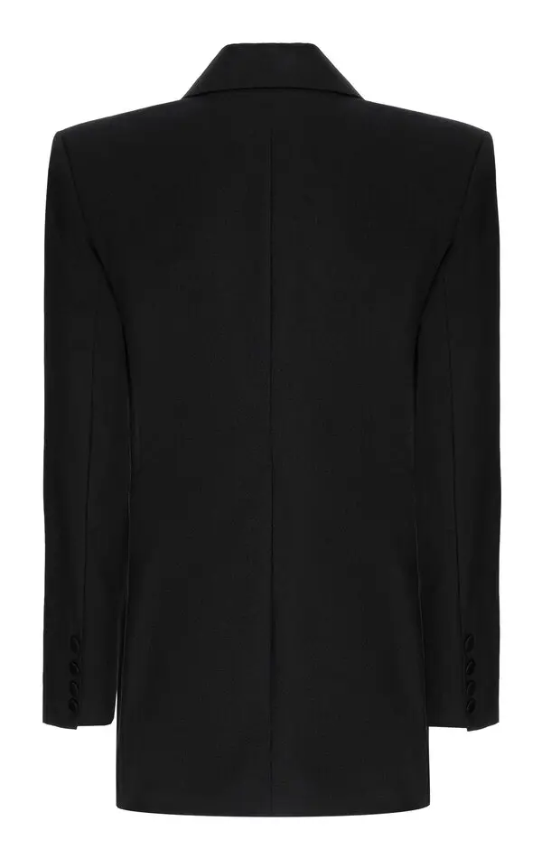 AURELIANA Wool-silk Tuxedo Jacket