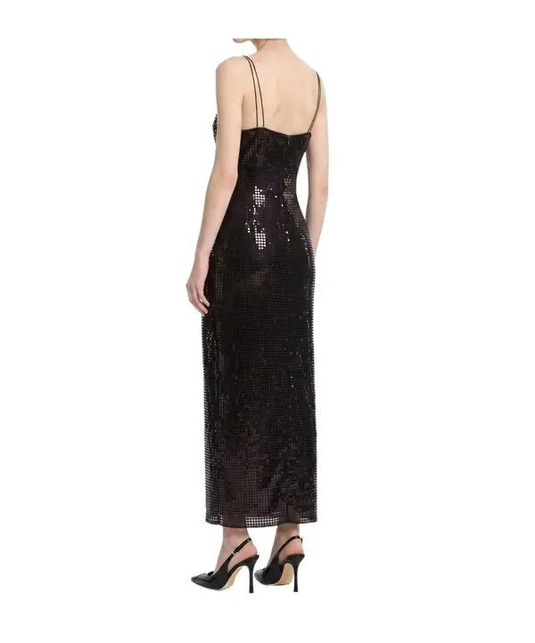 Alessandra Rich Sequin-embroidered Slip Dress