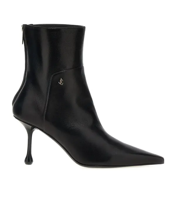 JIMMY CHOO Cycas Pointed Toe High Heel Ankle Boots