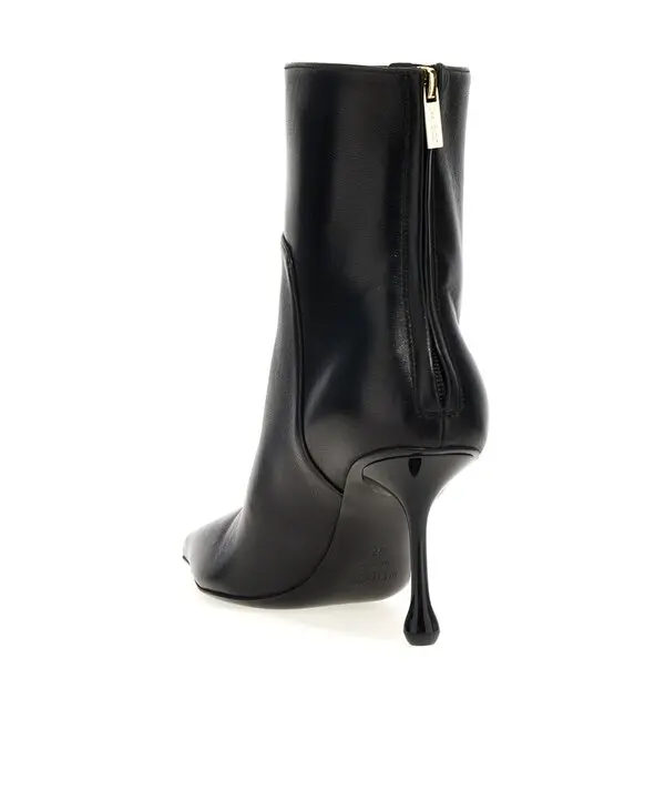 JIMMY CHOO Cycas Pointed Toe High Heel Ankle Boots