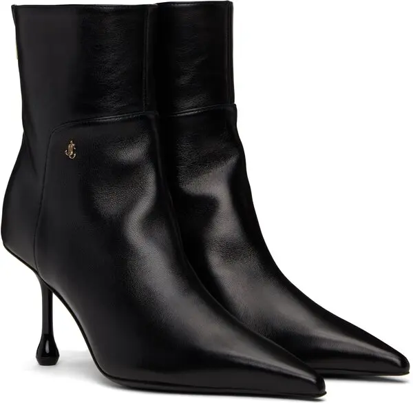 JIMMY CHOO Cycas Pointed Toe High Heel Ankle Boots