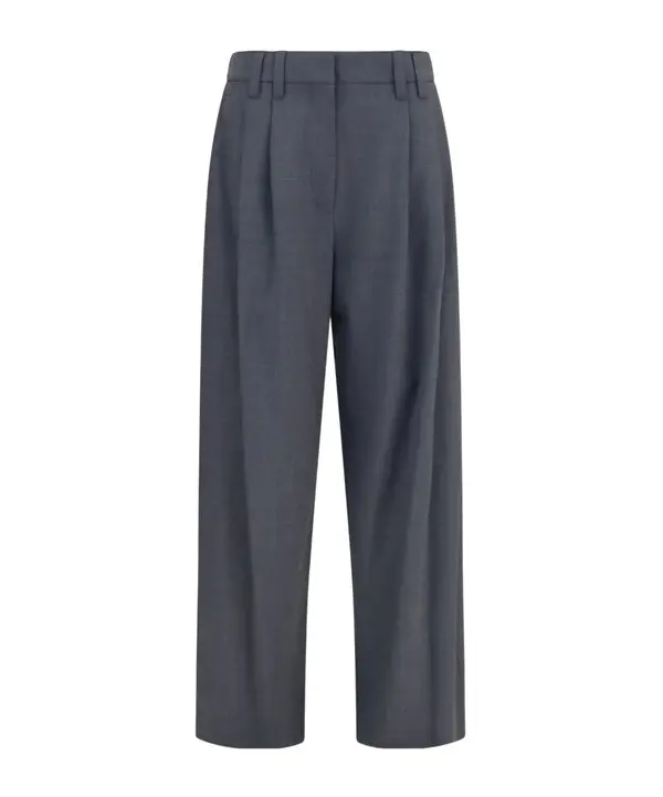 Brunello Cucinelli Tailored Trousers With Belt Loops
