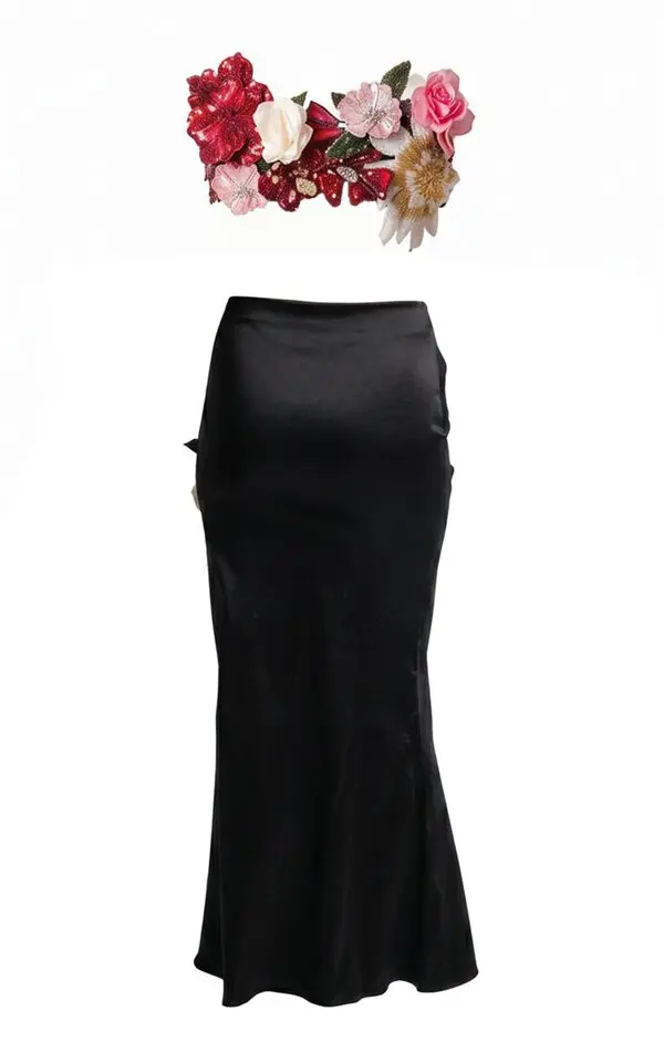 SALMA OSMAN Embellished Maxi Set