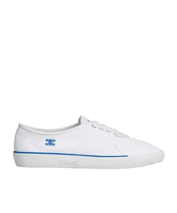 Celine Alan Sneaker In Canvas And Suede Calfskin