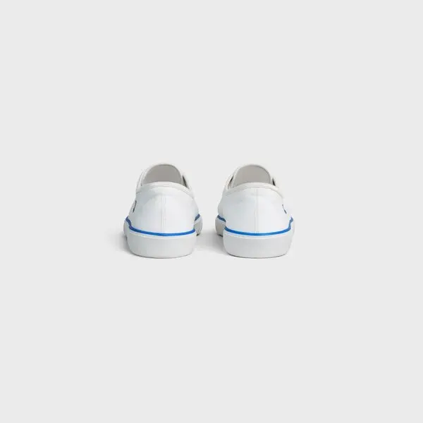 Celine Alan Sneaker In Canvas And Suede Calfskin