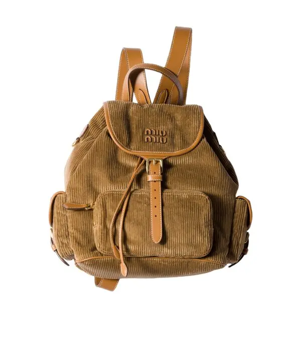 Miu Miu Corduroy Backpack