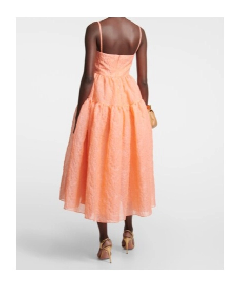 Erdem Abelia Organza Cloque Midi Dress