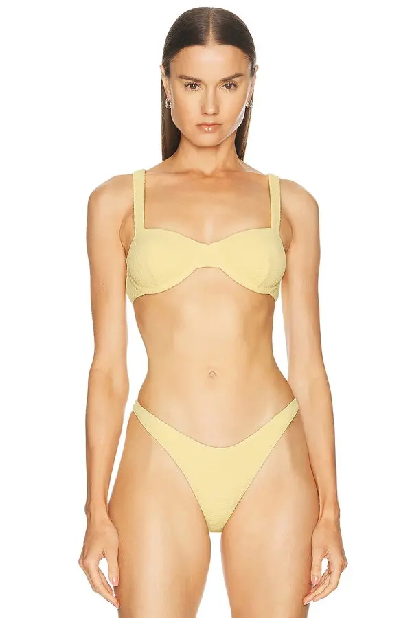 ELCE Escape Bra Cup Bikini Top - Lemon