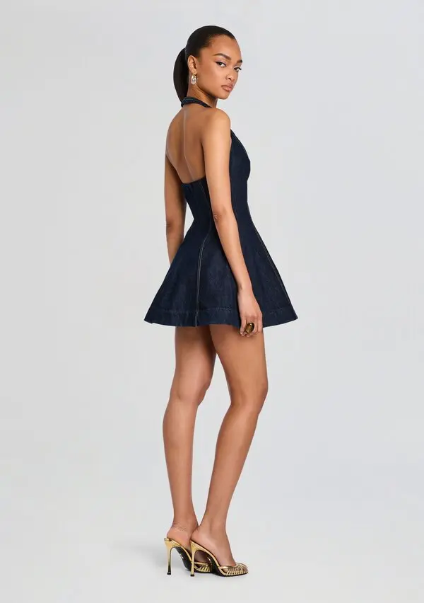 Retrofete Renfri Denim Mini Dress