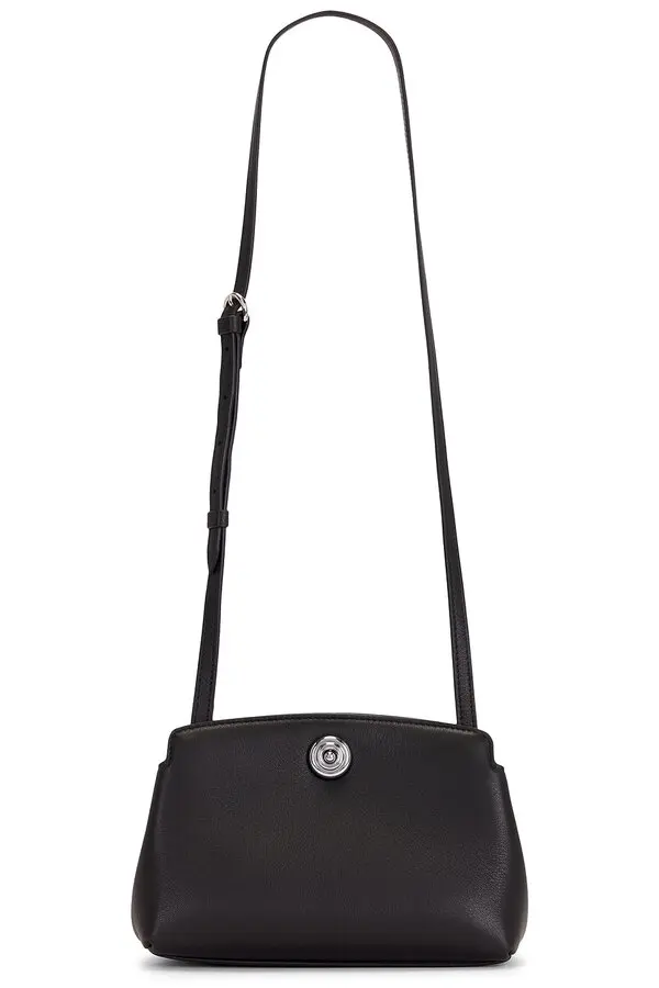 LIFFNER Mini Pushlock Pouch In Calf Leather