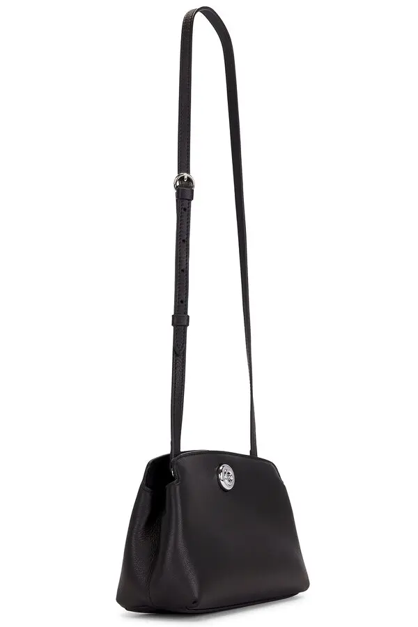 LIFFNER Mini Pushlock Pouch In Calf Leather