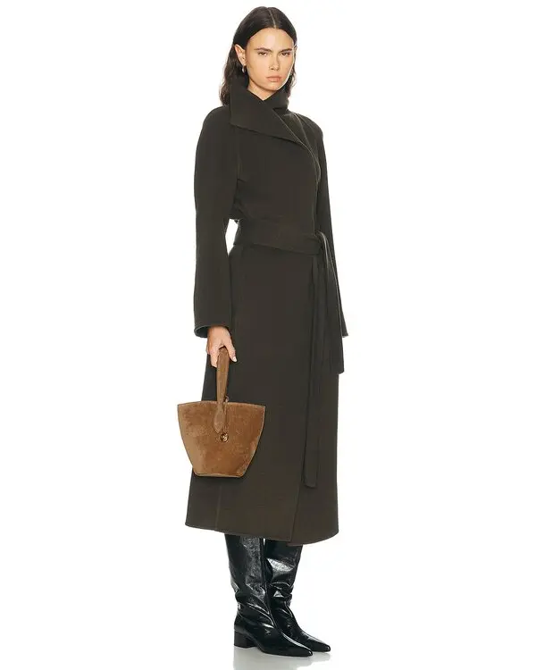 LIFFNER Single Handle Suede Bag - Light Brown