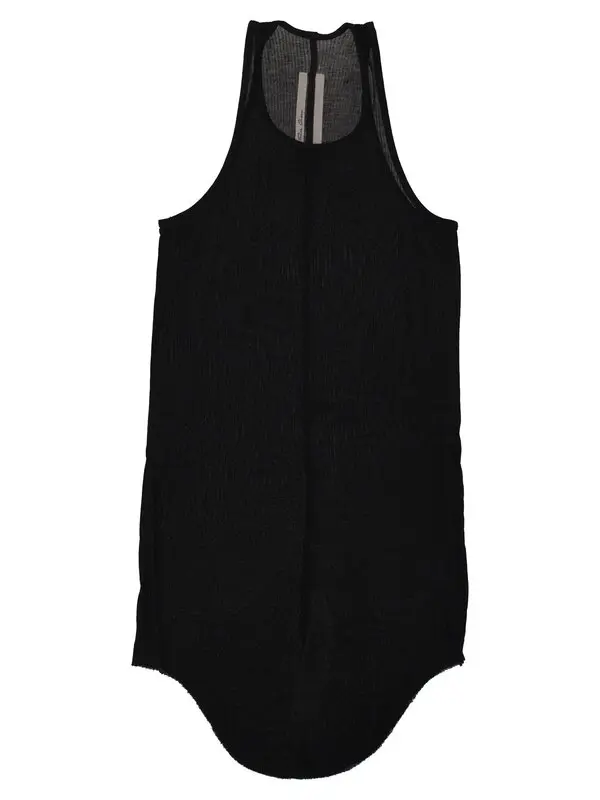 Rick Owens Basic Rib Tank Top - Black