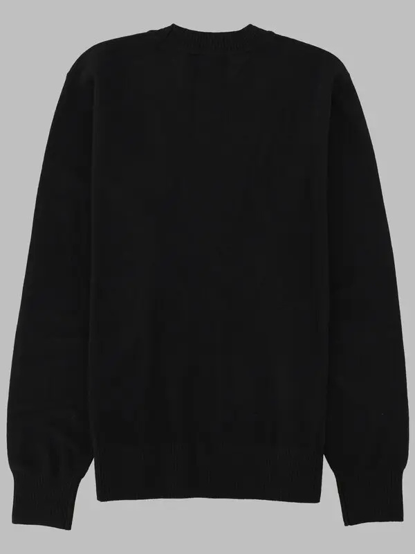Versace Crewneck Logo Patch Sweater