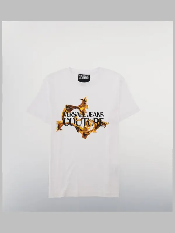 Versace T-shirt Con Logo Baroque