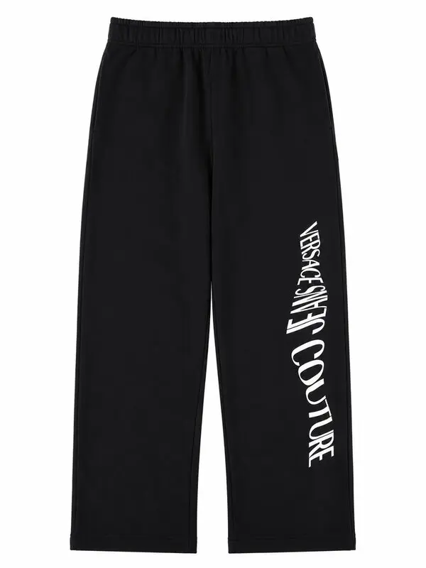 Versace Pantalone Track Con Logo "liquify Rubber