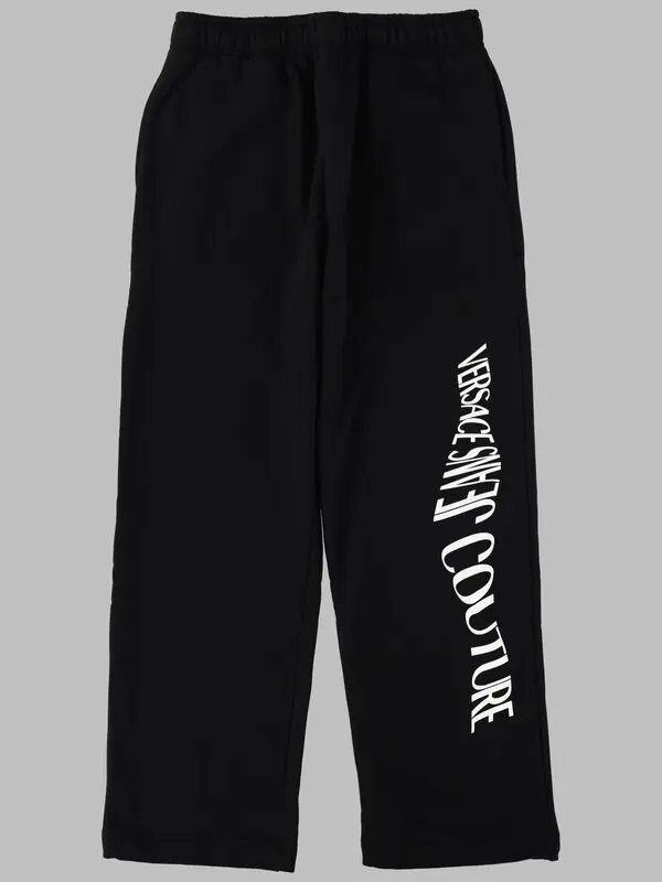 Versace Pantalone Track Con Logo "liquify Rubber