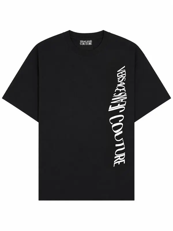 Versace T-shirt Con Logo "liquify Rubber