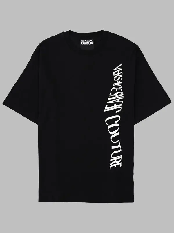 Versace T-shirt Con Logo "liquify Rubber