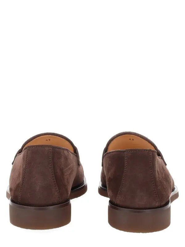 Brunello Cucinelli Mocassino "penny" In Camoscio