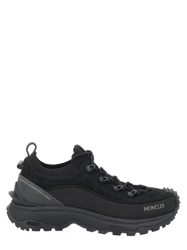 Moncler Trailgrip Lite3 Sneakers In Nabuk And Suede