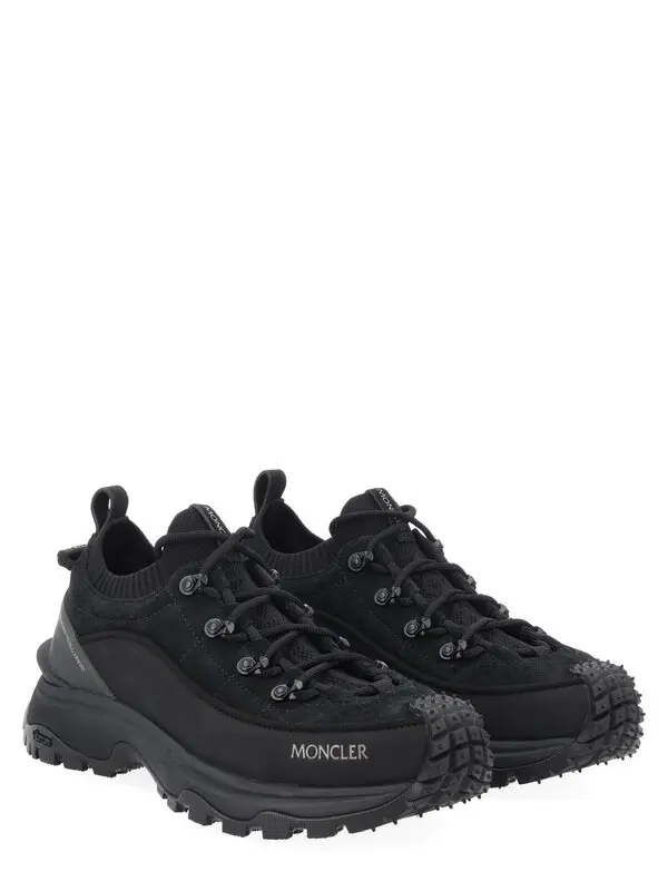Moncler Trailgrip Lite3 Sneakers In Nabuk And Suede