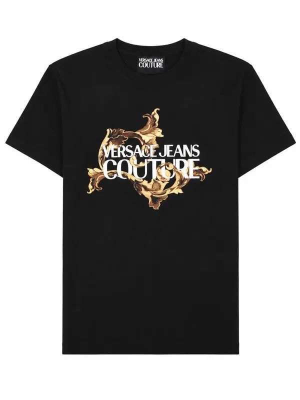 Versace T-shirt Con Logo Baroque