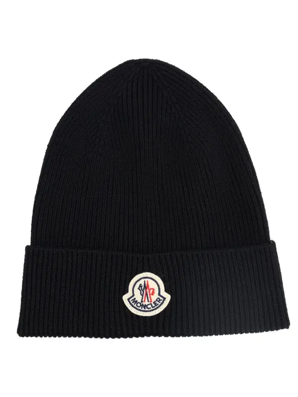 Moncler Ribbed Wool Beanie