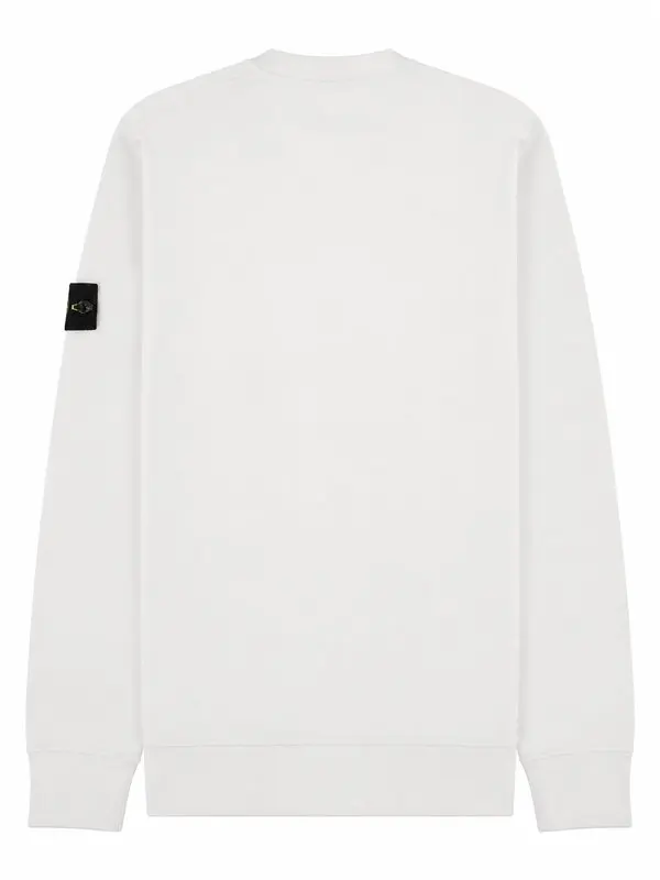 Stone Island Felpa Con Patch Logo