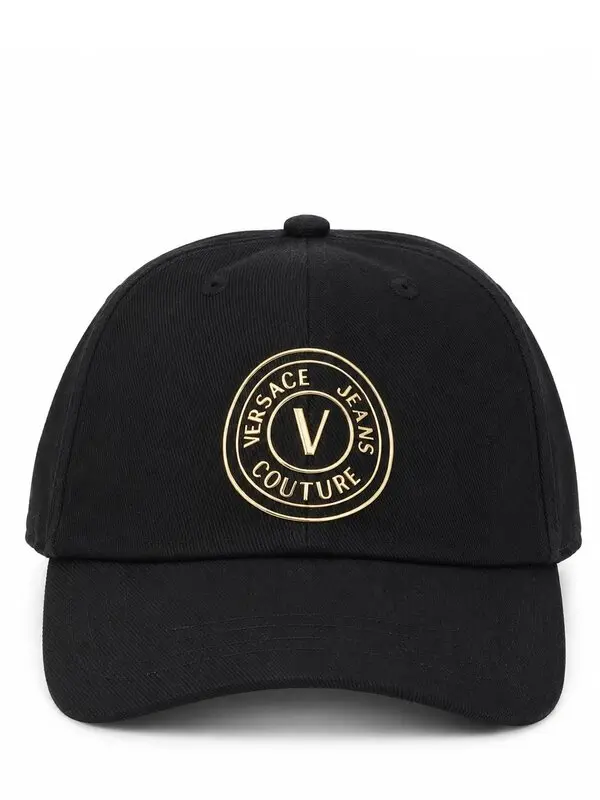 Versace Baseball Cap With Metallic Logo