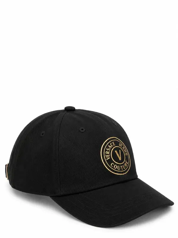 Versace Baseball Cap With Metallic Logo