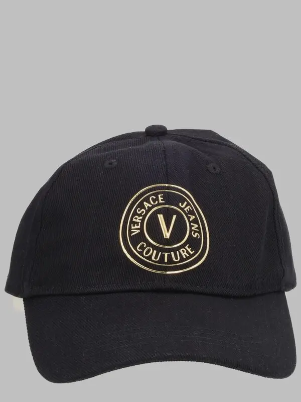 Versace Baseball Cap With Metallic Logo