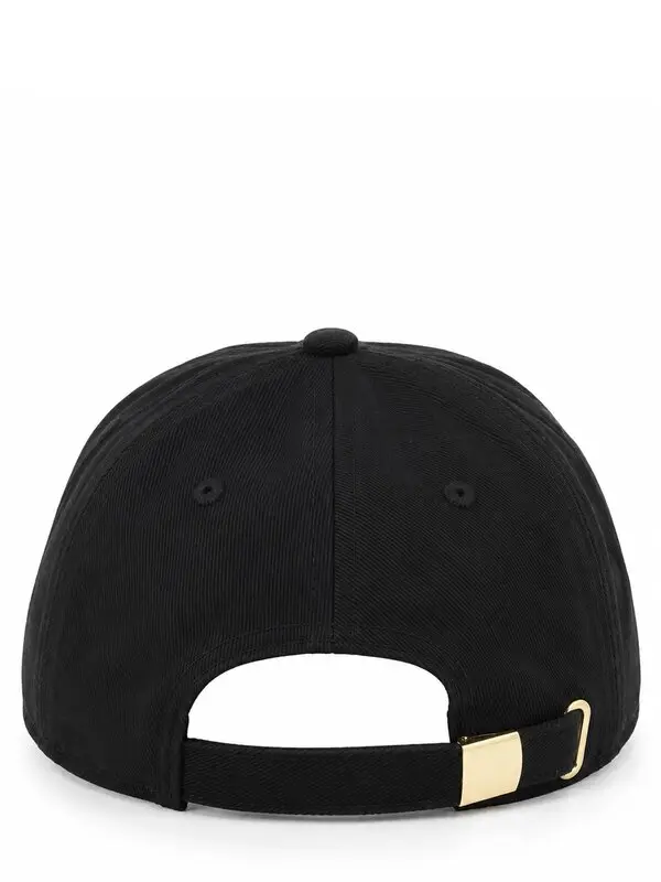 Versace Baseball Cap With Metallic Logo