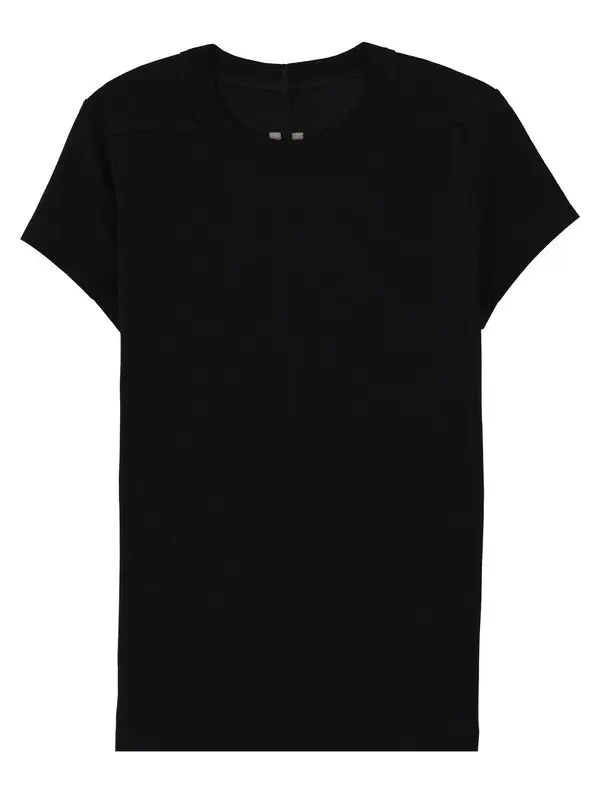 Rick Owens T-shirt "cropped Level T - Black