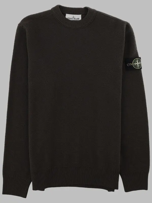 Stone Island Ribbed Wool Pullover