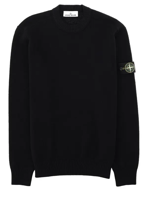 Stone Island Ribbed Wool Sweater