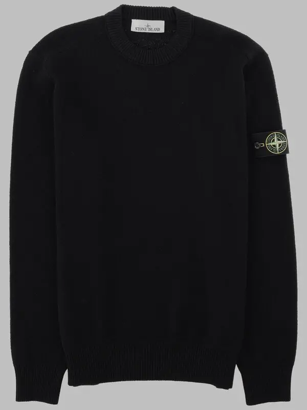 Stone Island Ribbed Wool Sweater